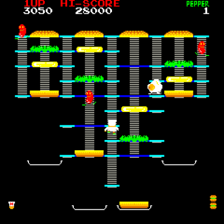 BURGERTIME, ES HORA DE COMER - Pixelmaniacos