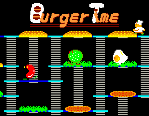 BURGERTIME, ES HORA DE COMER - Pixelmaniacos